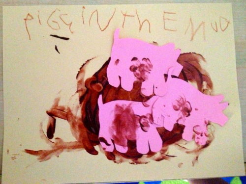 Craft Project: Pigs in the Mud - Our Potluck Family