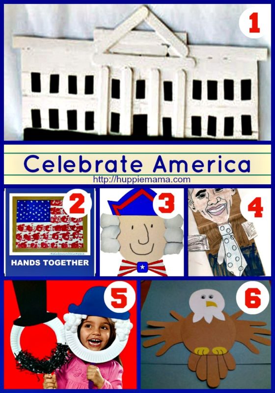 Celebrate America with Crafts & Books - Our Potluck Family
