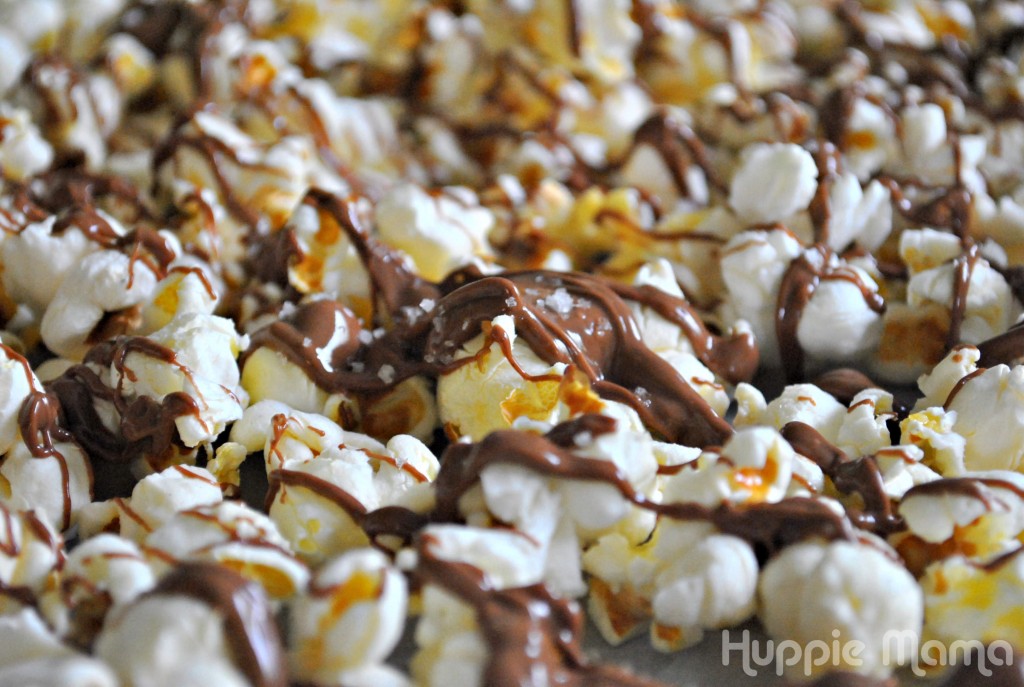 Salted Milk Chocolate Popcorn - Our Potluck Family