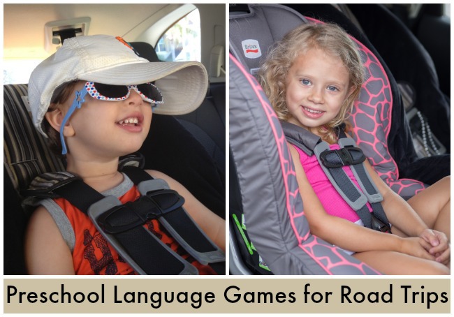 Preschool Language Games for Road Trips - Our Potluck Family