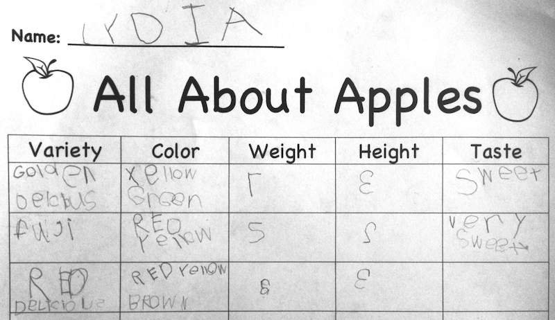 Apple Exploration for Young Kids {PRINTABLES} - Our Potluck Family