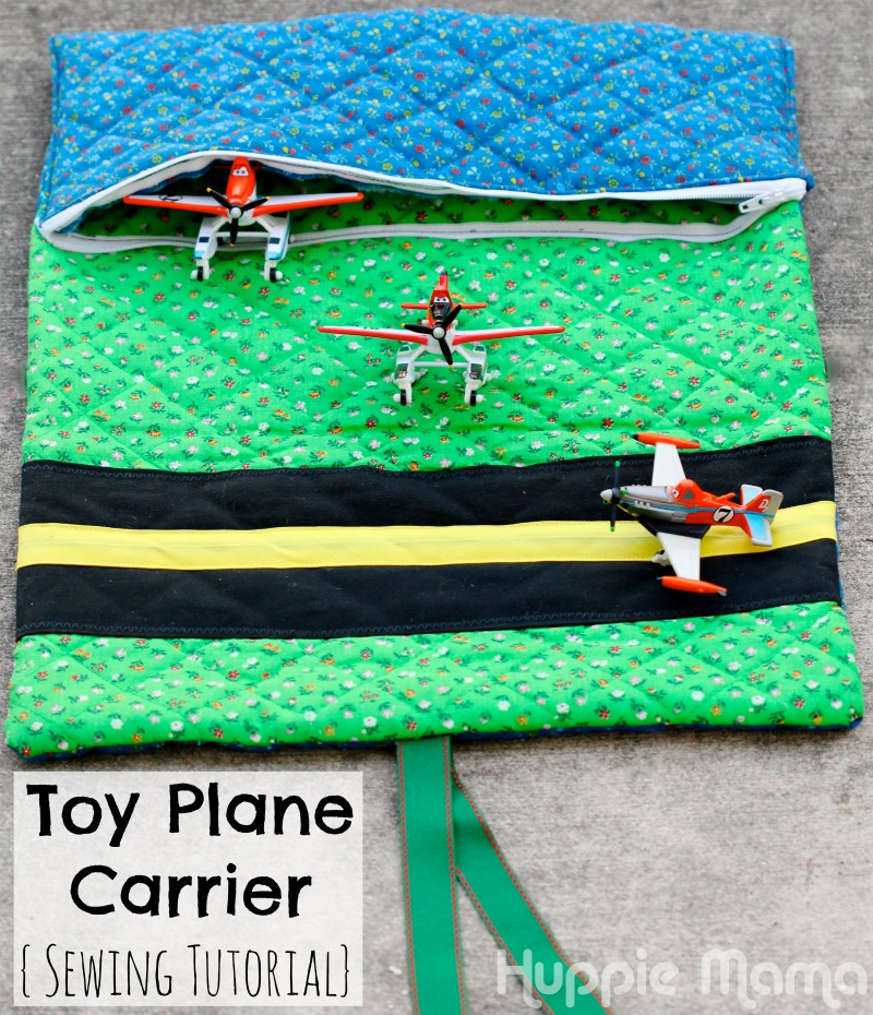 Toy Plane Carrier Sewing Tutorial - Our Potluck Family