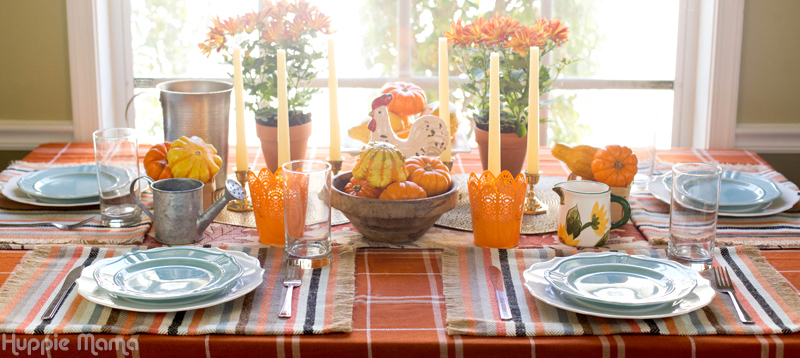 Farm Chic Thanksgiving Table - Our Potluck Family