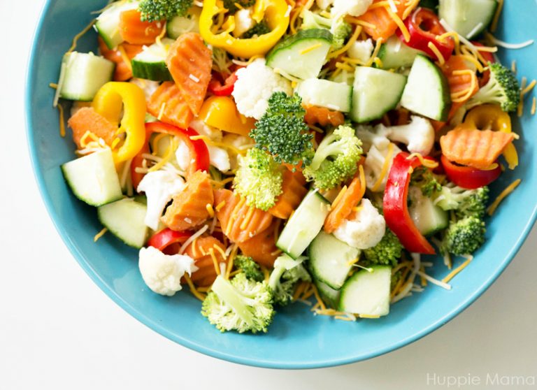 Veggie Snack Mix for Kids - Our Potluck Family
