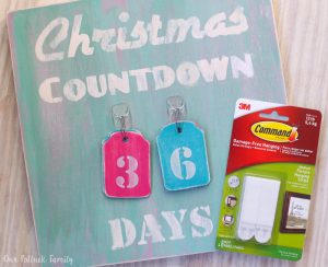 Vintage Christmas Countdown Calendar - Our Potluck Family