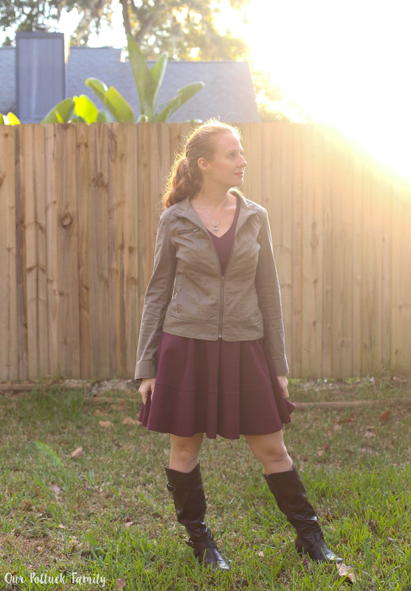 Country Adventures in my Cranberry Dress - Our Potluck Family