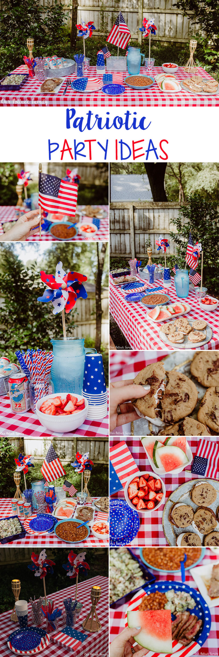 Patriotic Party Ideas - Our Potluck Family
