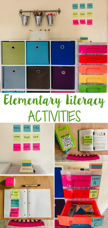 Post-it® Elementary Literacy Activities - Our Potluck Family